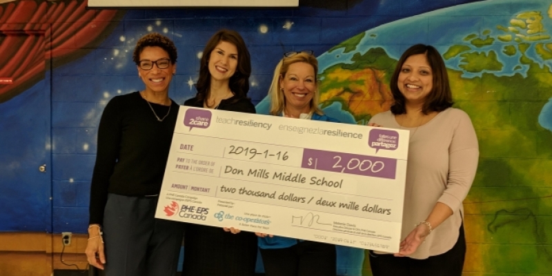 Share2Care 2018 : Q&A with Don Mills Middle School | PHE Canada