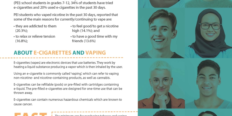 Vaping Fact Sheet For Educators | PHE Canada
