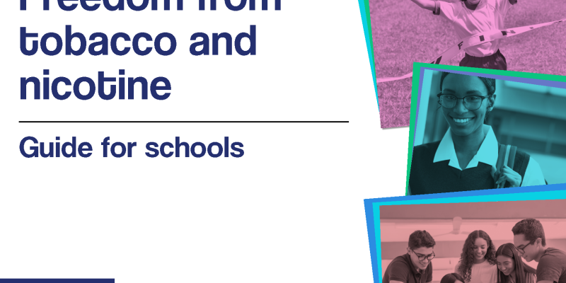Freedom From Tobacco And Nicotine: A Guide For Schools | PHE Canada